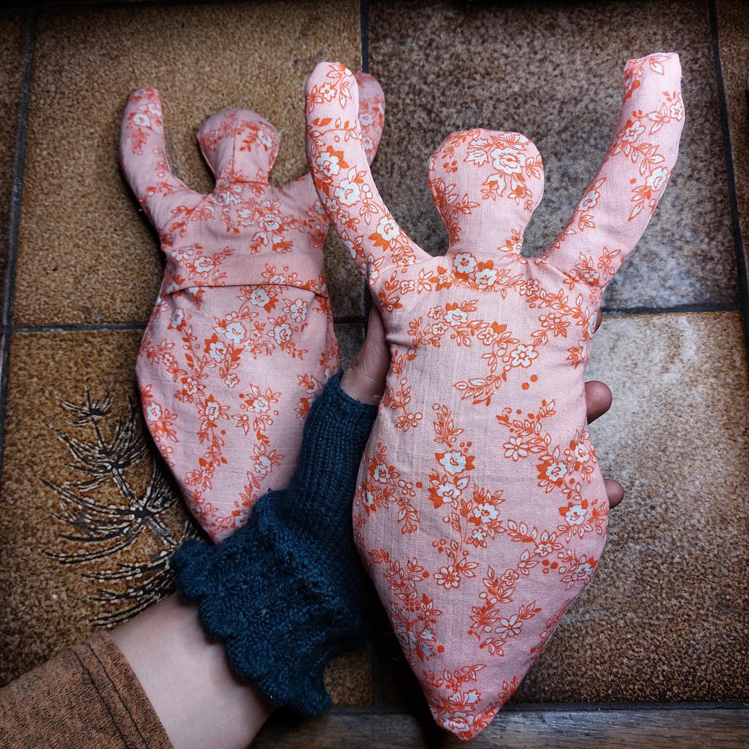 Pink Goddess Poppet With Pocket, Intention Doll, Spell Poppet, Talisman ...