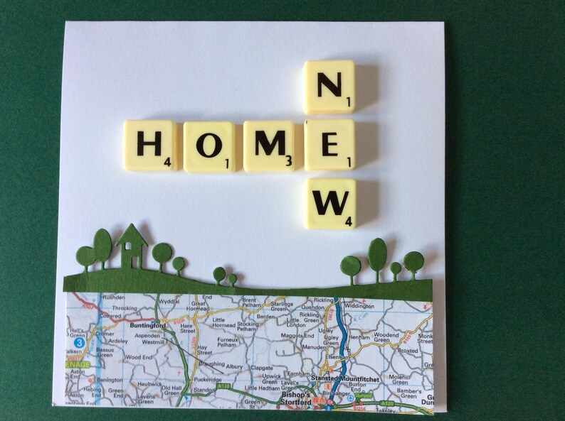 New Home Scrabble Greeting Card - Etsy