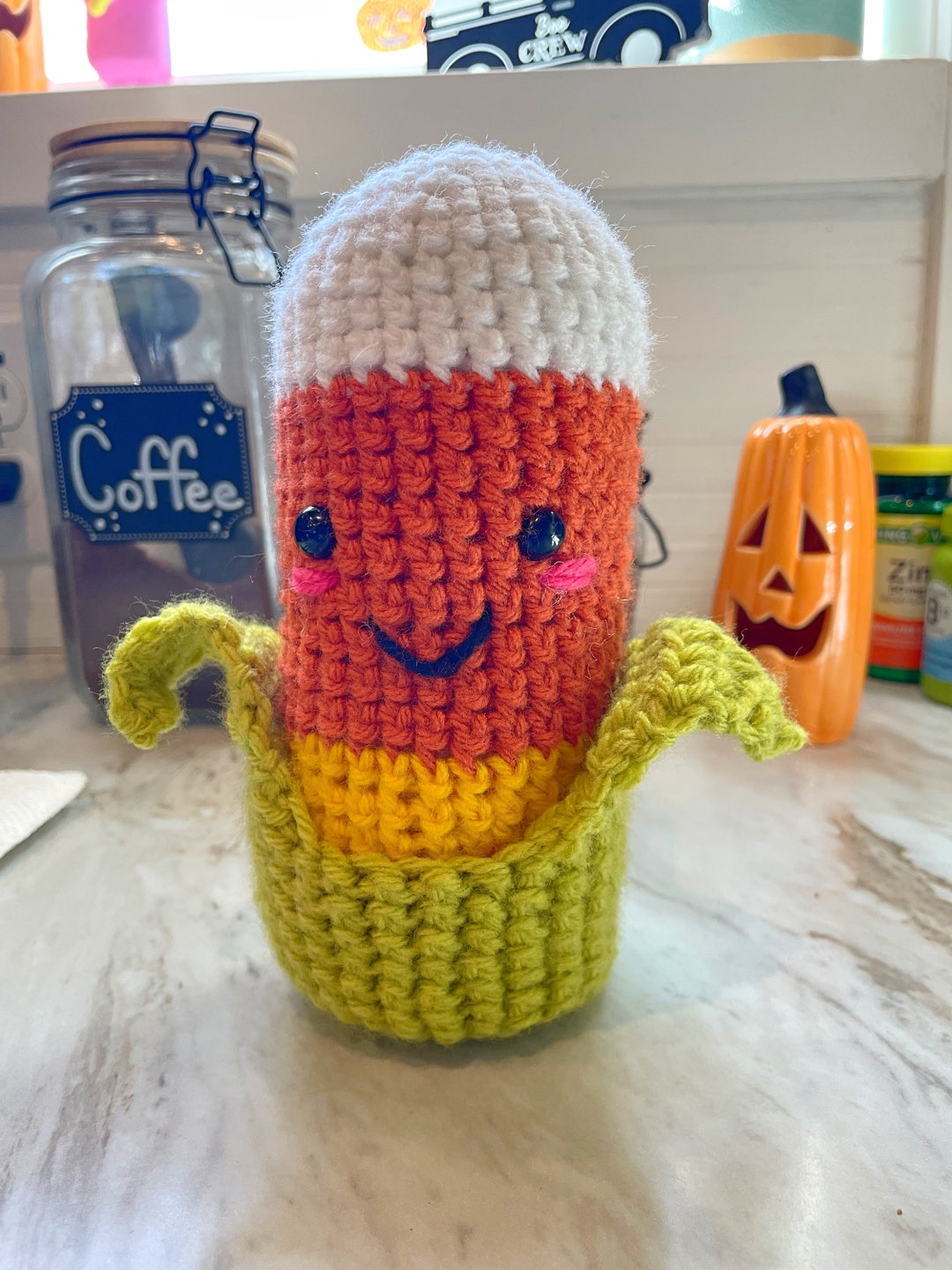 Corn/candy Corn Husk | Candy Corn Plushie | Cron Plushie | Crochet ...