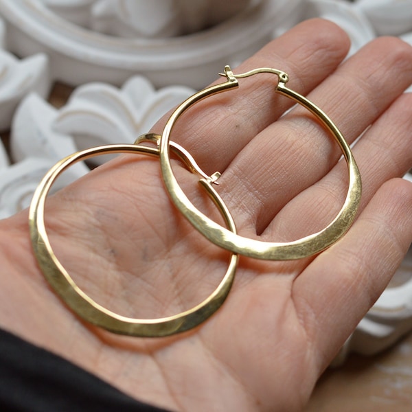 Modern Hoop Earrings - Etsy