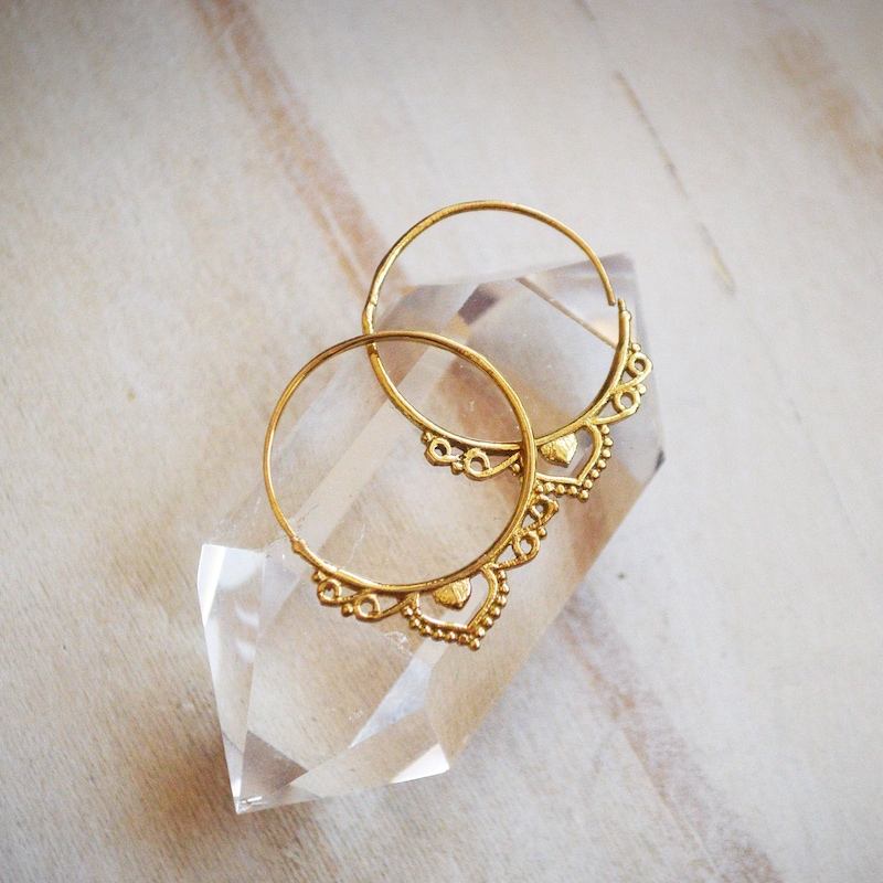 Aztec Hoop Earrings - Etsy