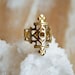BERBER Cross Brass Tribal Ring, Desert Tribe Adjustable Jewellery. Boho ...
