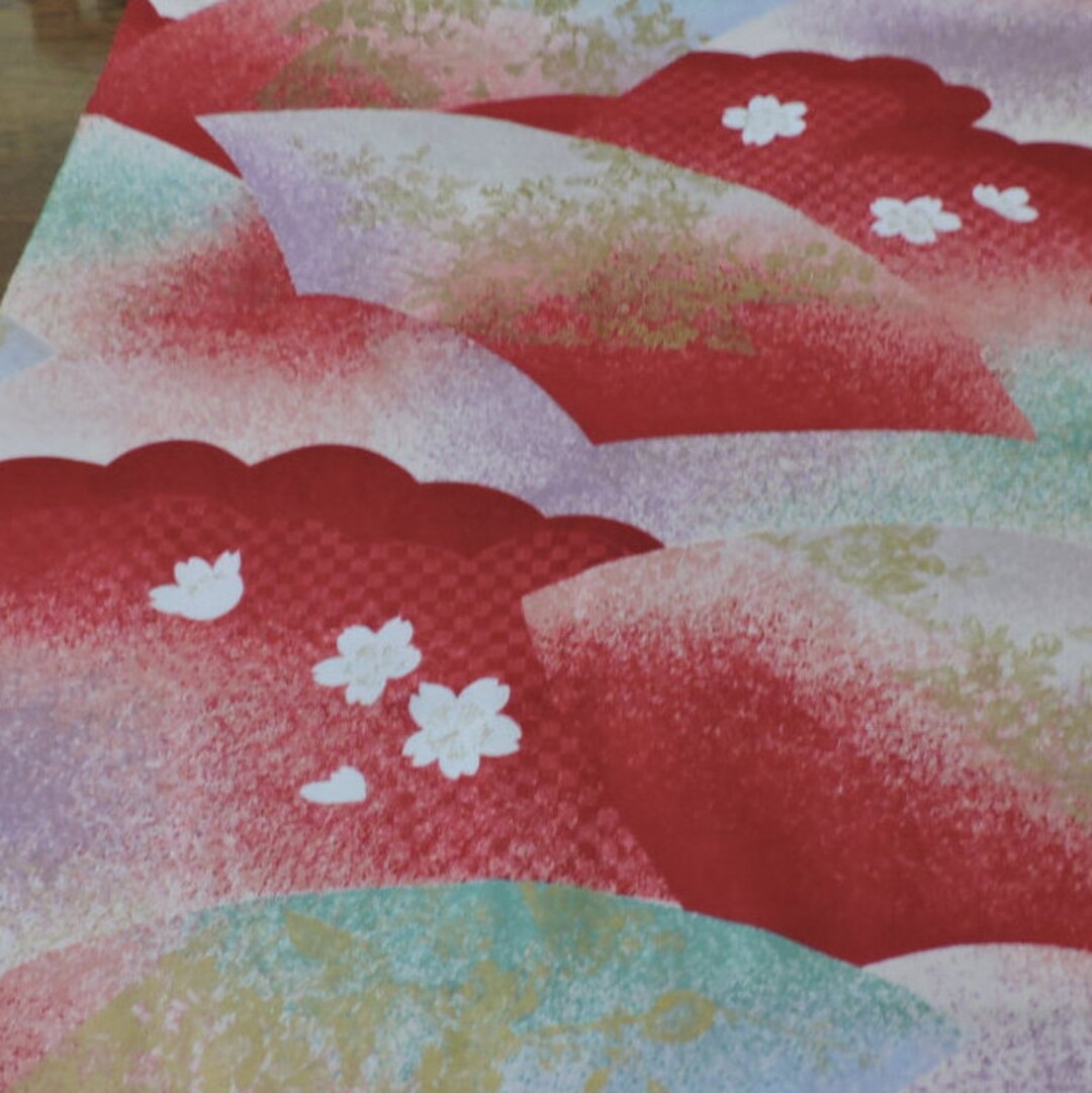 Japanese Screen Print Quilt/craft Fabric - Vintage - 1/2 Yd. - Etsy