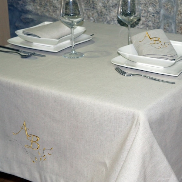 Personalized Tablecloth - Etsy