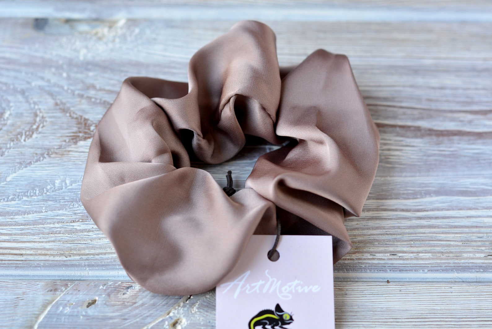 Beige big scrunchies for thick hair satin scrunchies pack no | Etsy
