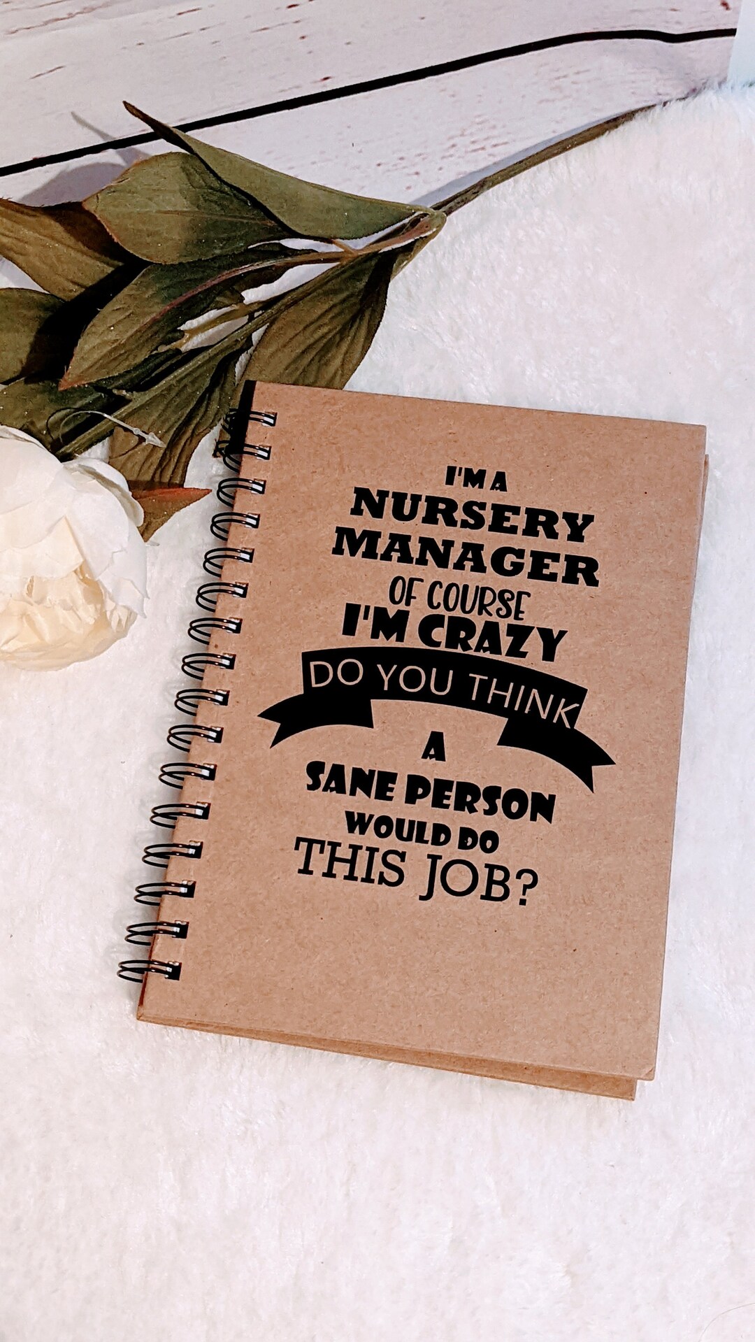 Personalised Manager Notebook: Funny Leaving Gift - Etsy