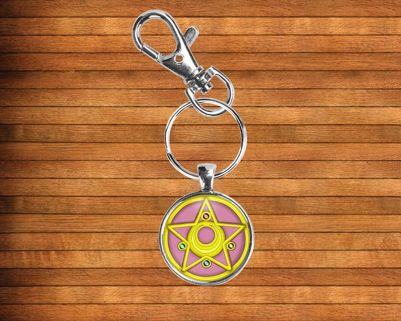 Sailor Moon Fan Art Sailor Moon Star Locket Keyring - Etsy