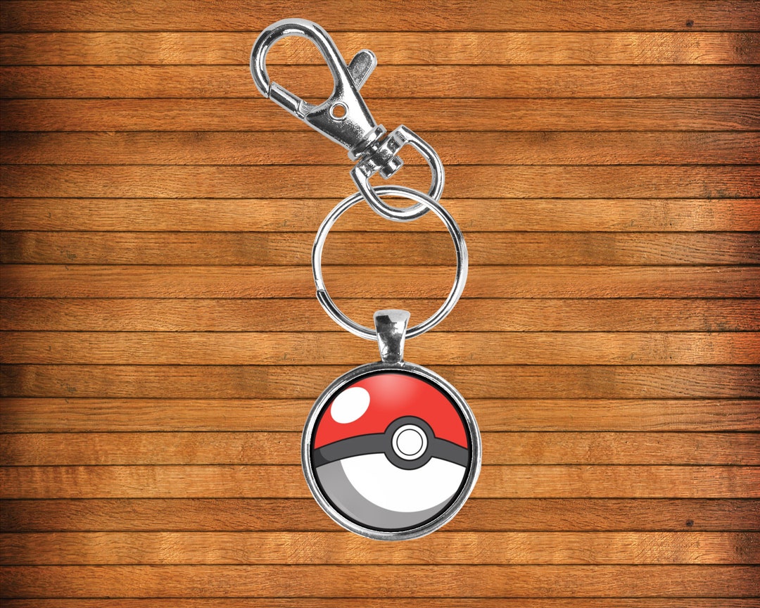 Pokemon Fan Art - Pokeball - Keyring - Etsy