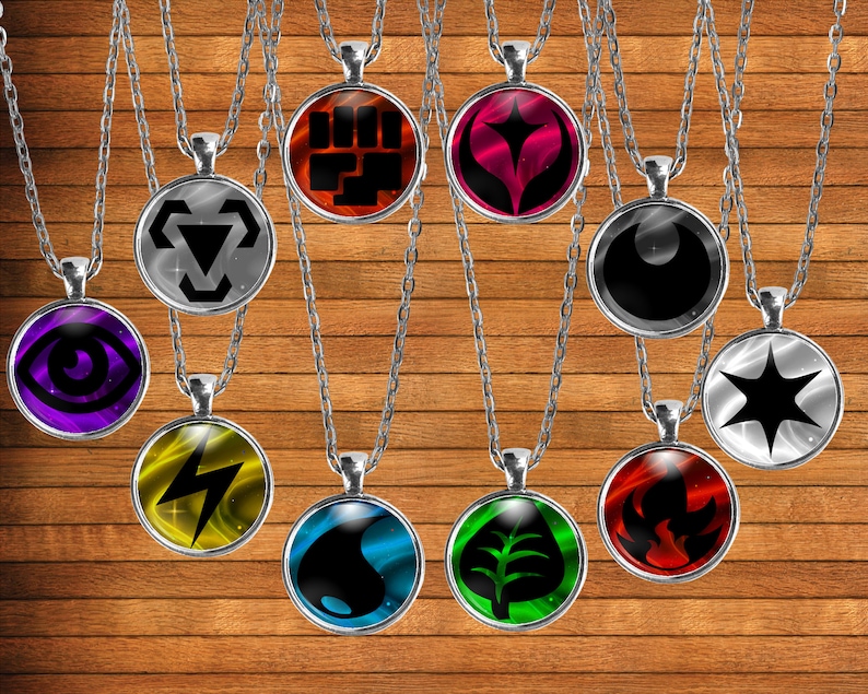 Pokemon Elemental Fan Art Water Necklace - Etsy