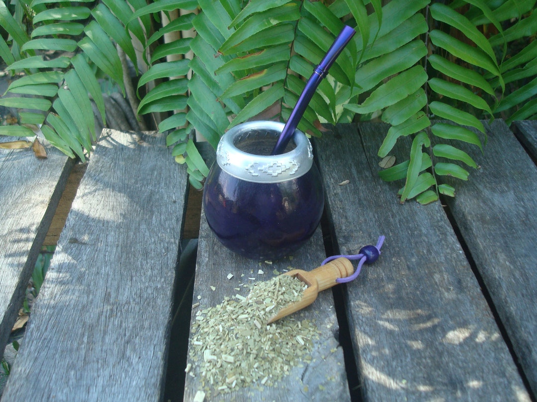 Gourd Mate Mate Straw BONUS Spoon Sugar/yerba argentine Mate Gourd ...
