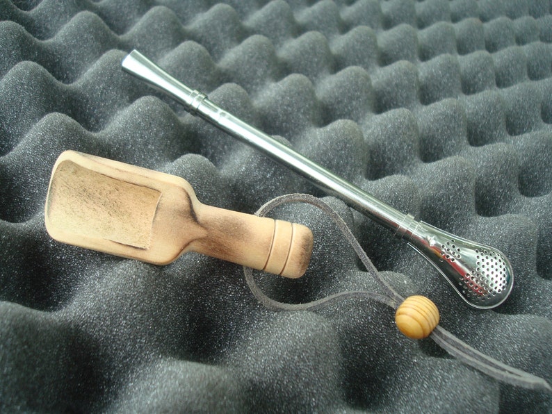 Set 3 Mate Gourd Straw Bombilla Yerba Spoon Spoon - Etsy