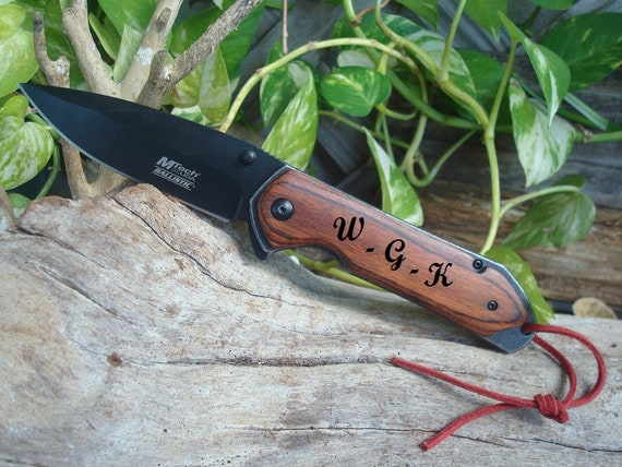 Personalized Knife Custom Knives Engrave Pocket Groomsman | Etsy