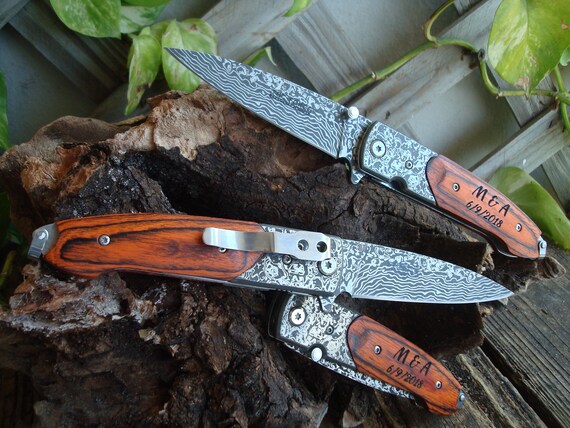 Knife Blade Etching