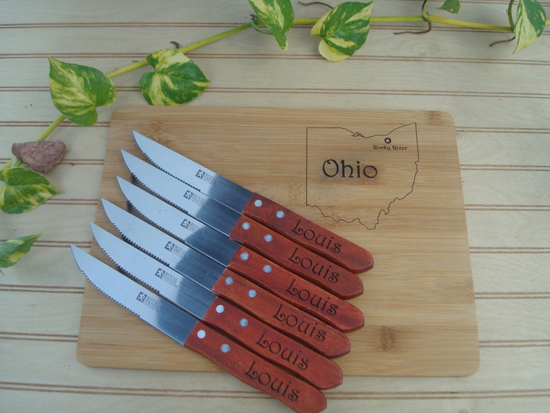 Personalized Cutting Board / Map of the States Name of Your | Etsy