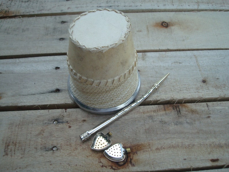 Mate Argentino Craft Mate Wood Covered in Leather-mate - Etsy