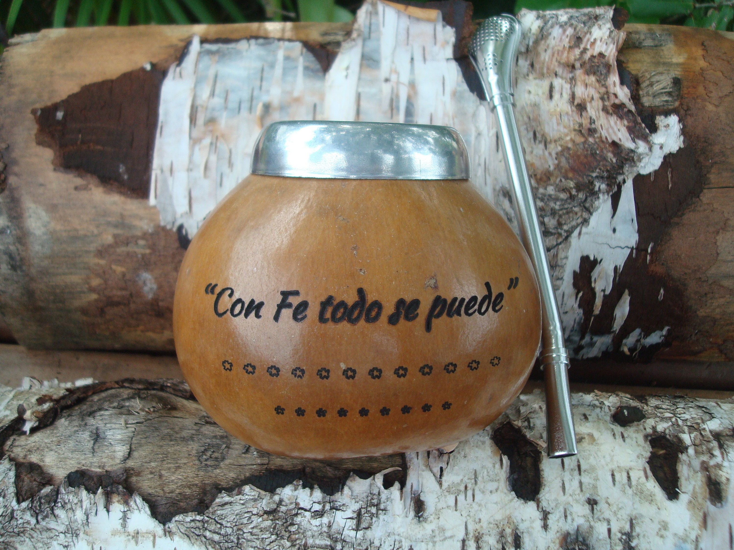 Mate Personalized Argentina Mate Gourd Yerba Straw | Etsy