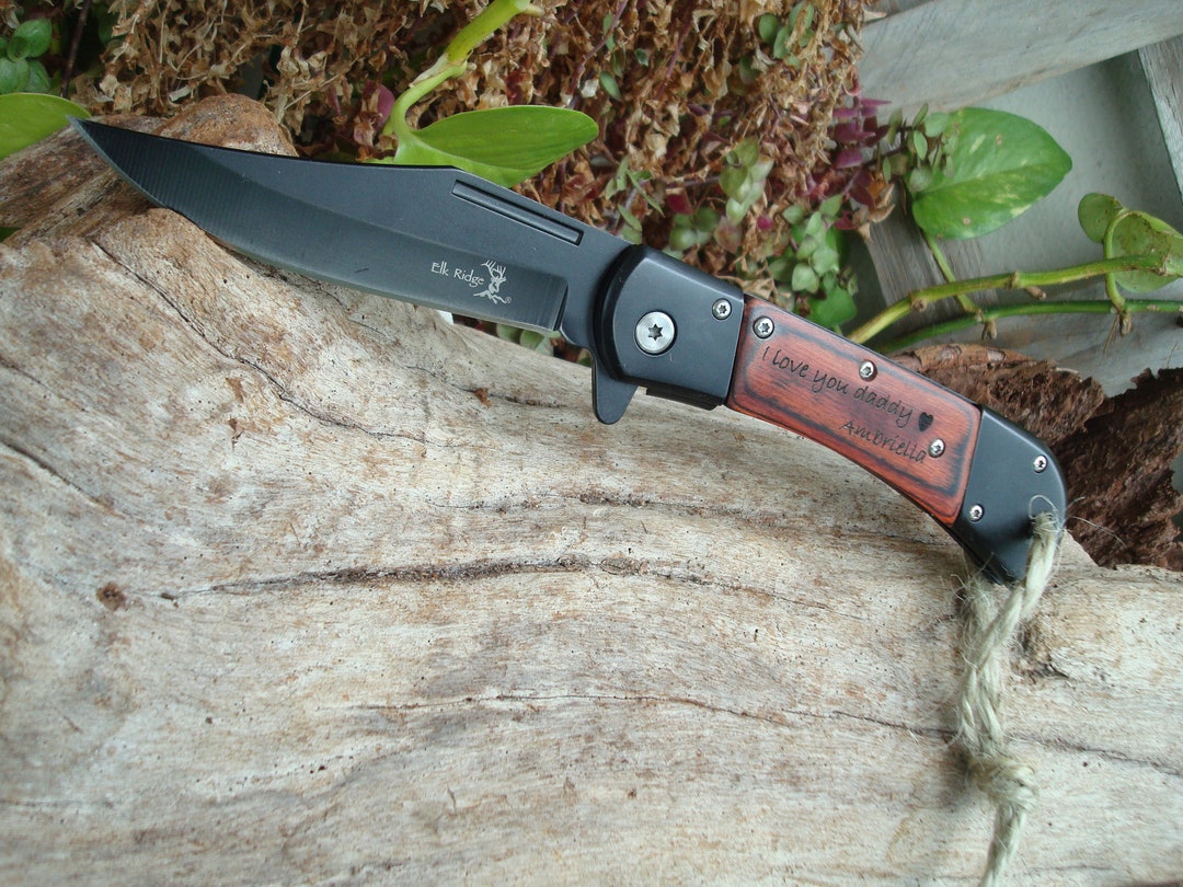 Engraved Pocket Knife for Boyfriend Personalized Knife for - Etsy