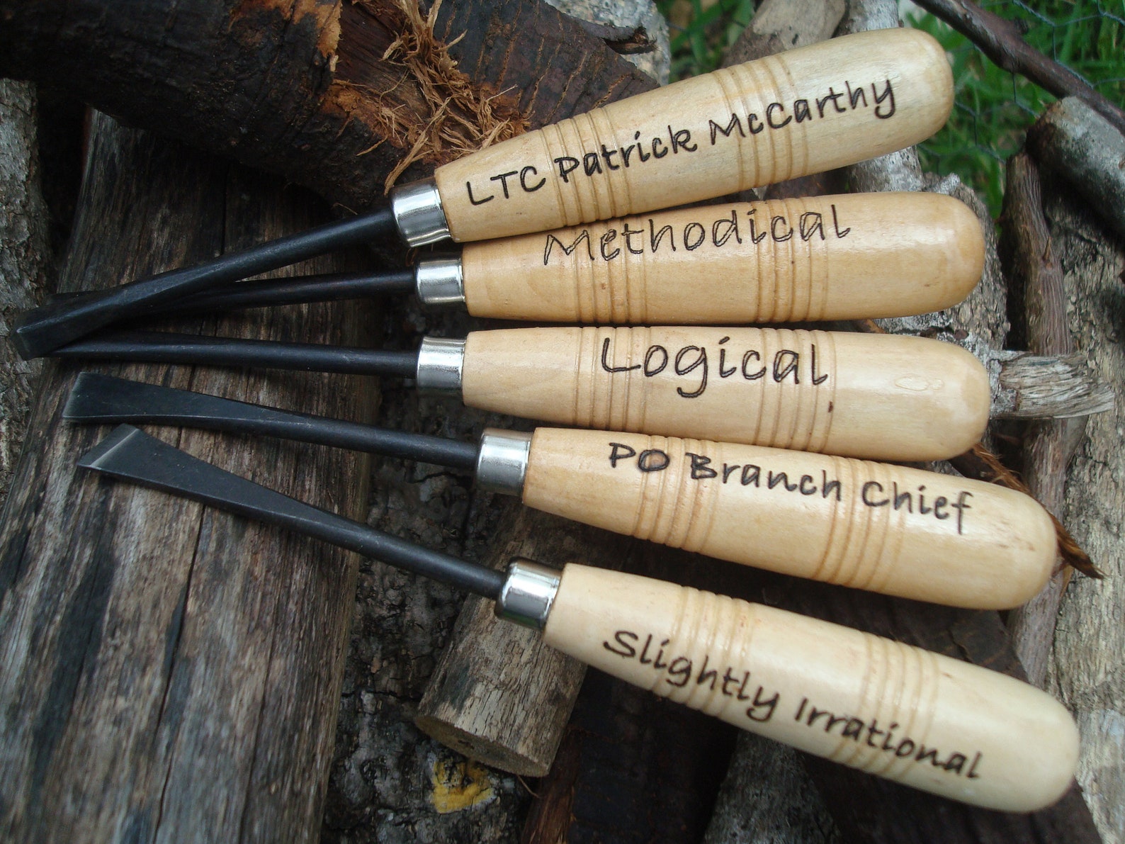 Personalized 5 PCS Wood Working Tool Carving Chisels Tools | Etsy