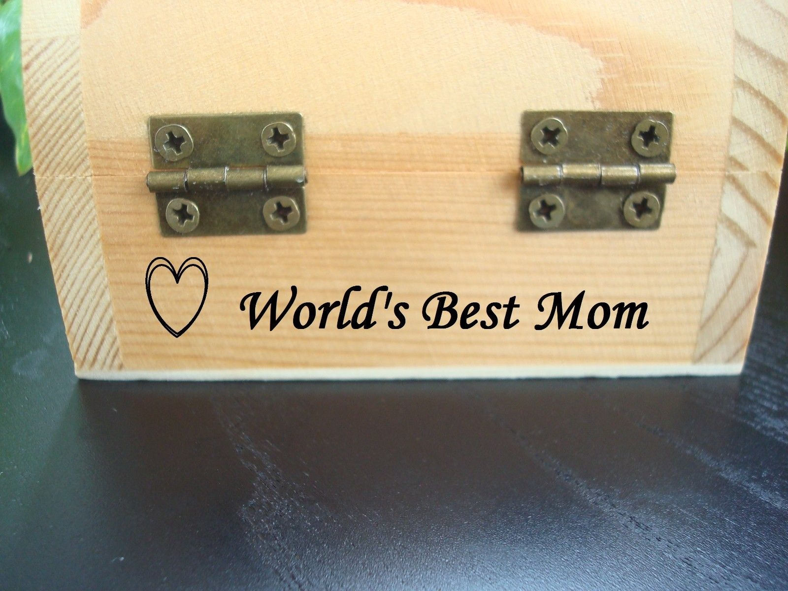 Custom Treasure Chest Wood Personalize Name Initials Jewelry | Etsy