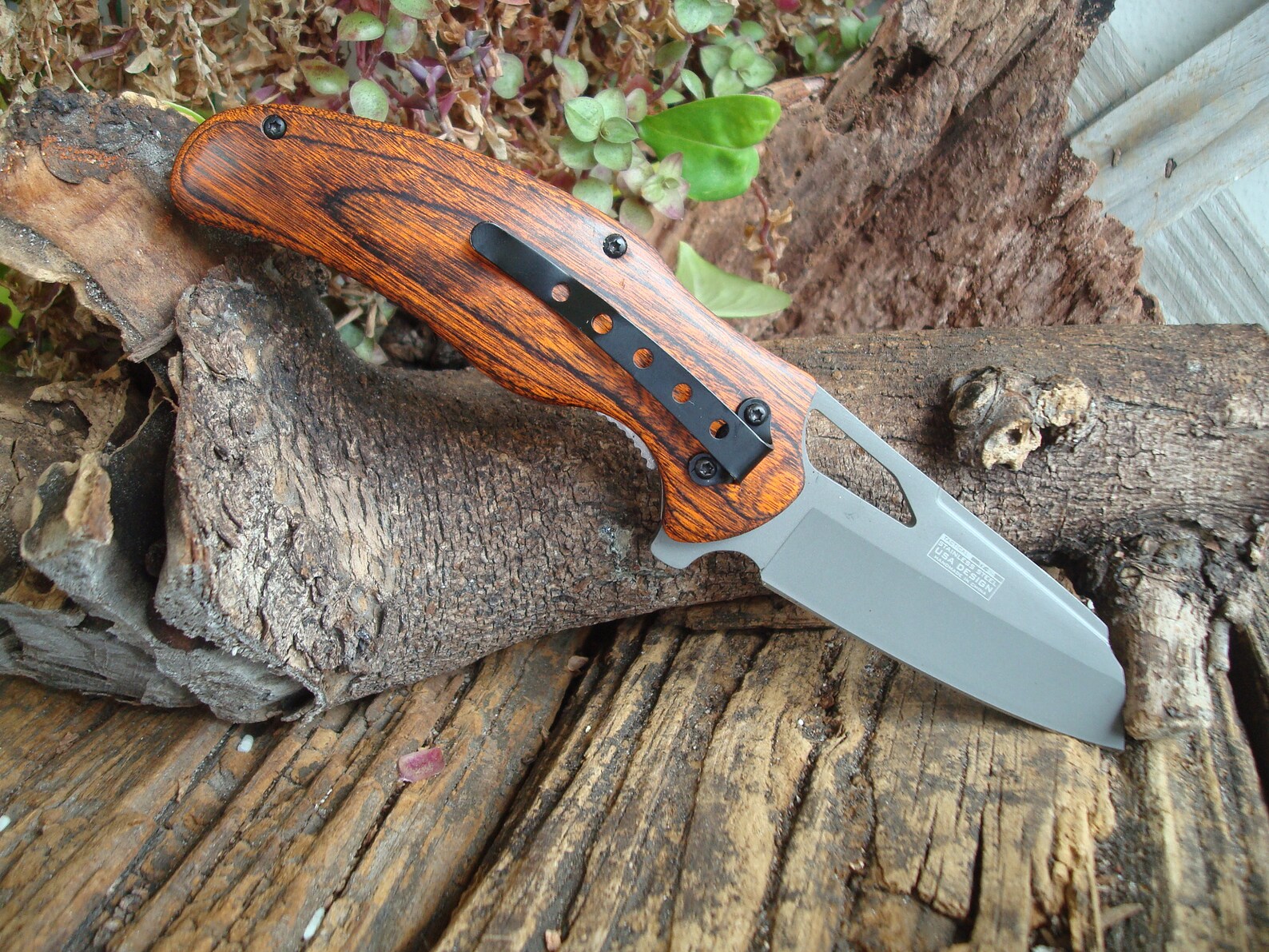 Personalized Engraved Knife Engraved Wood With Your Company - Etsy