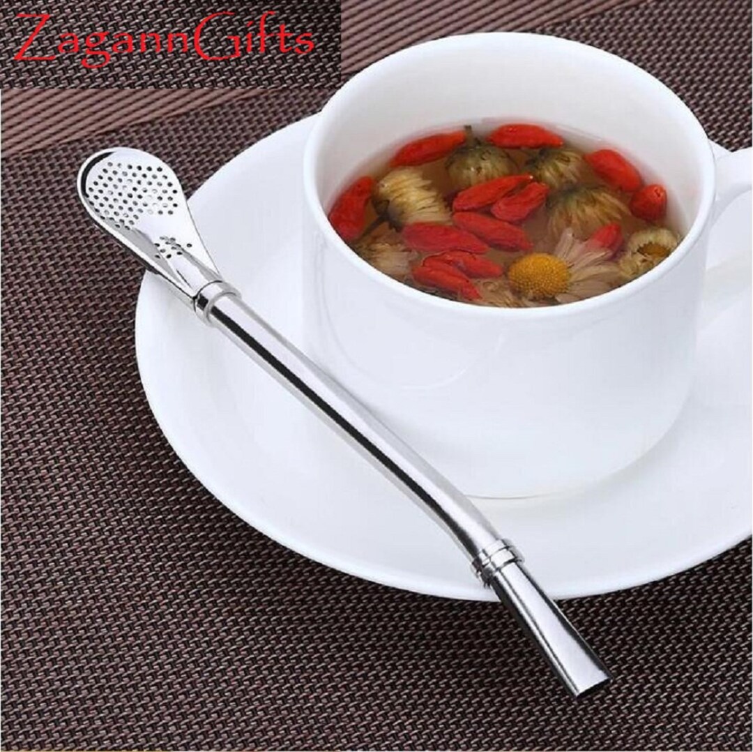 Stainless Steel Bombillas Yerba Mate Straw Tea Infuser Tea - Etsy