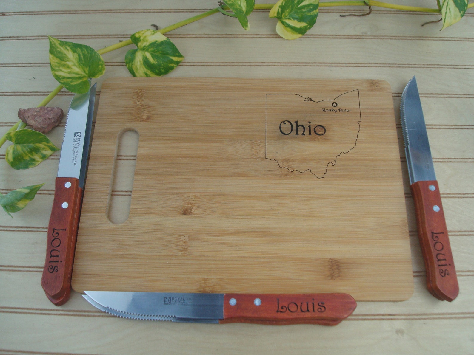 Personalized Cutting Board / Map of the States Name of Your | Etsy