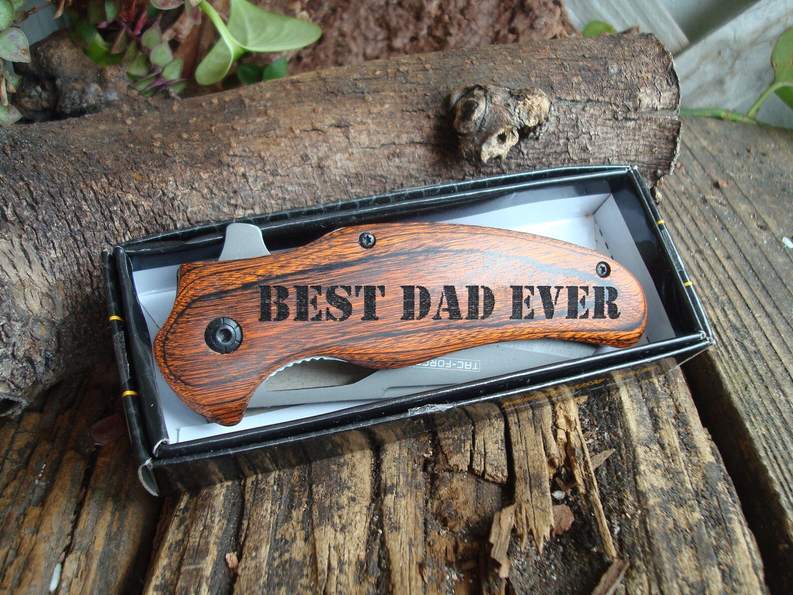 Personalized Engraved Knife Engraved Wood With Your Company - Etsy