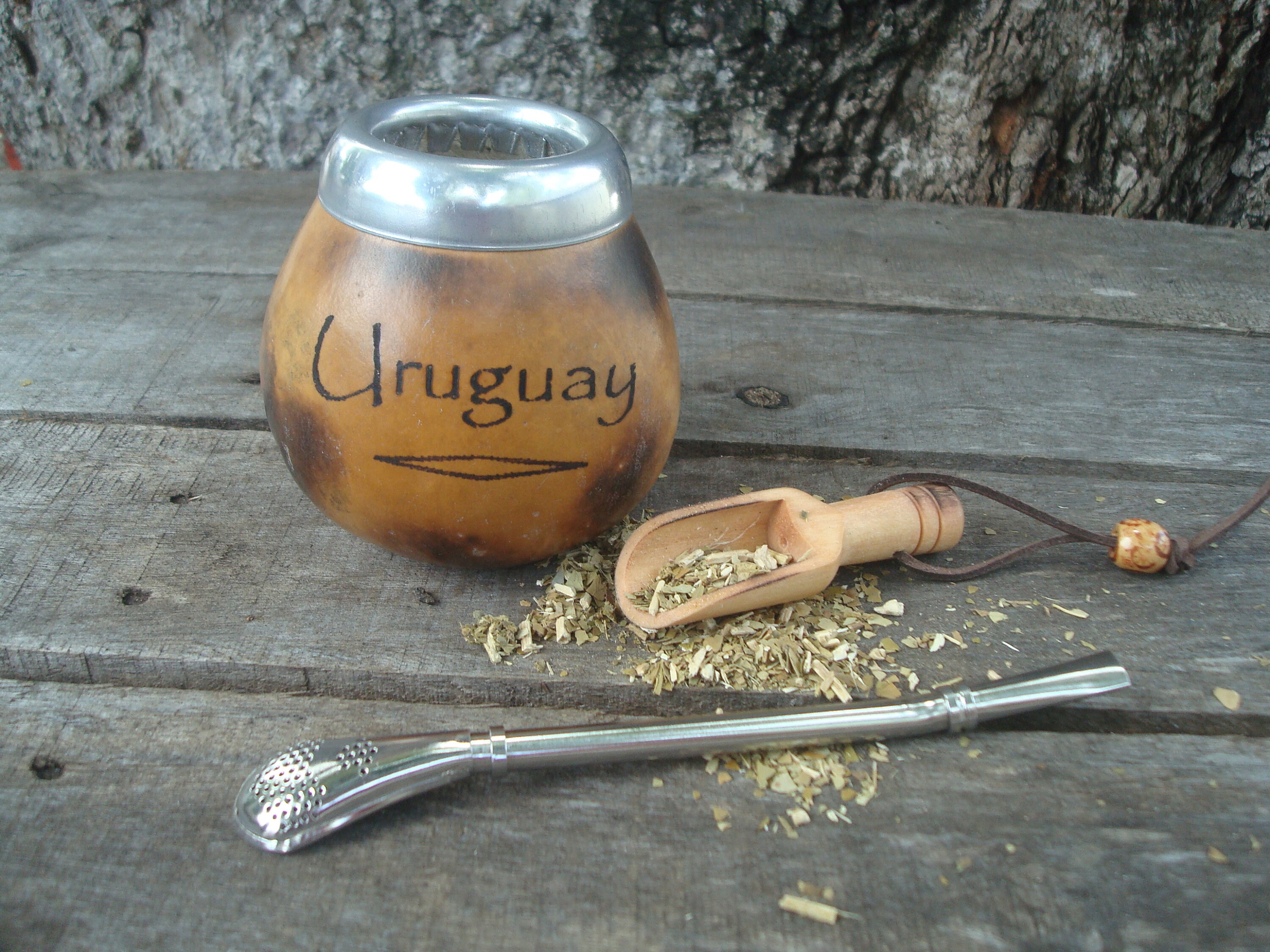 Mate Personalizado engraving Uruguayan SUN Your Text Set | Etsy