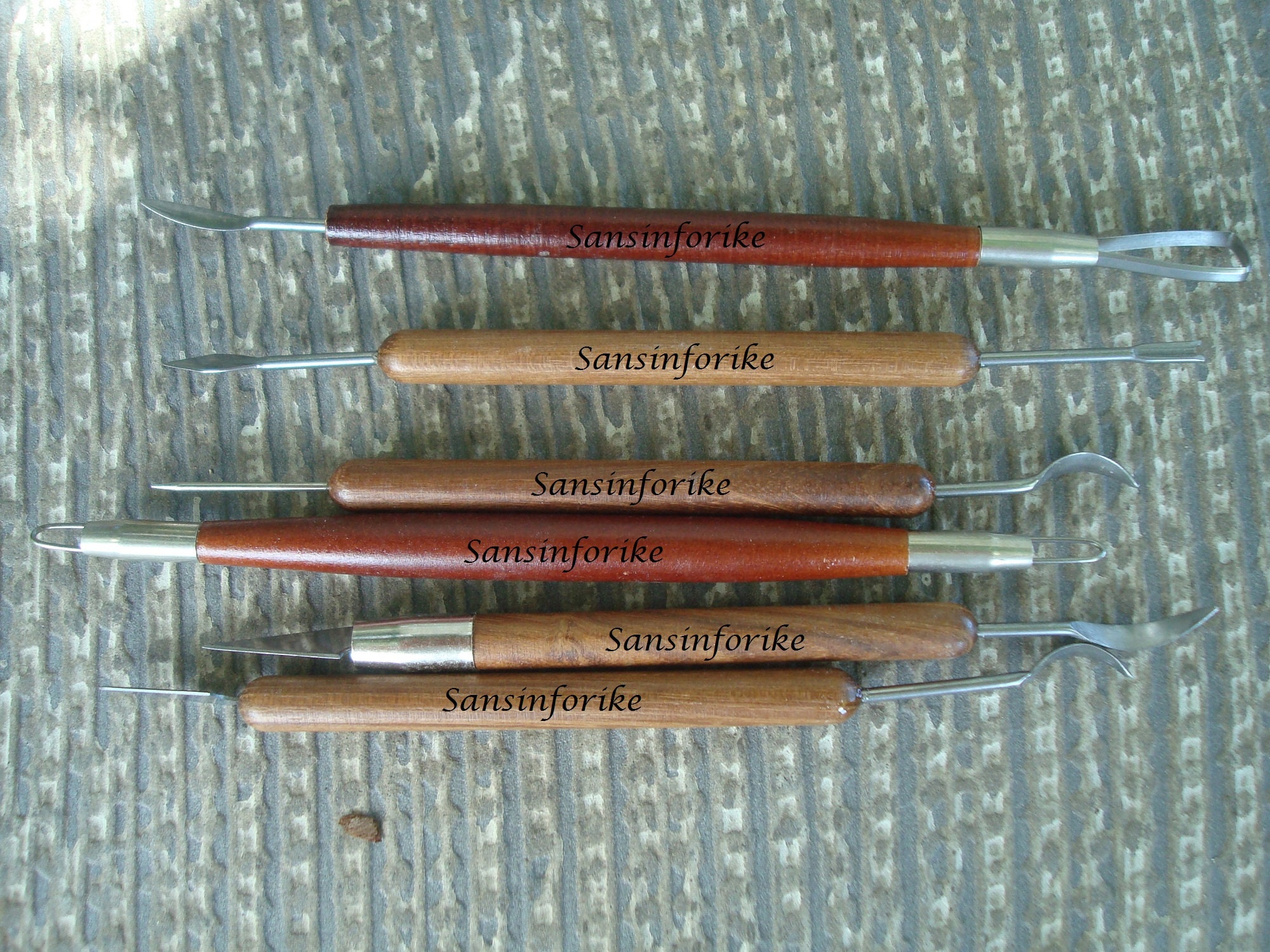 Personalized 6pcs/set Clay Sculpting Wax Carving Shapers - Etsy