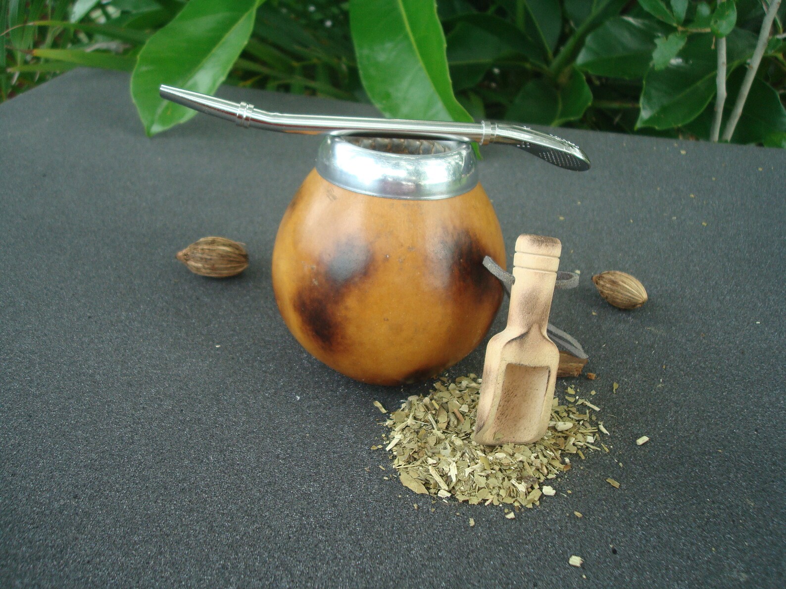 Set 3 Mate Gourd Straw Bombilla Yerba Spoon Spoon Wood - Etsy