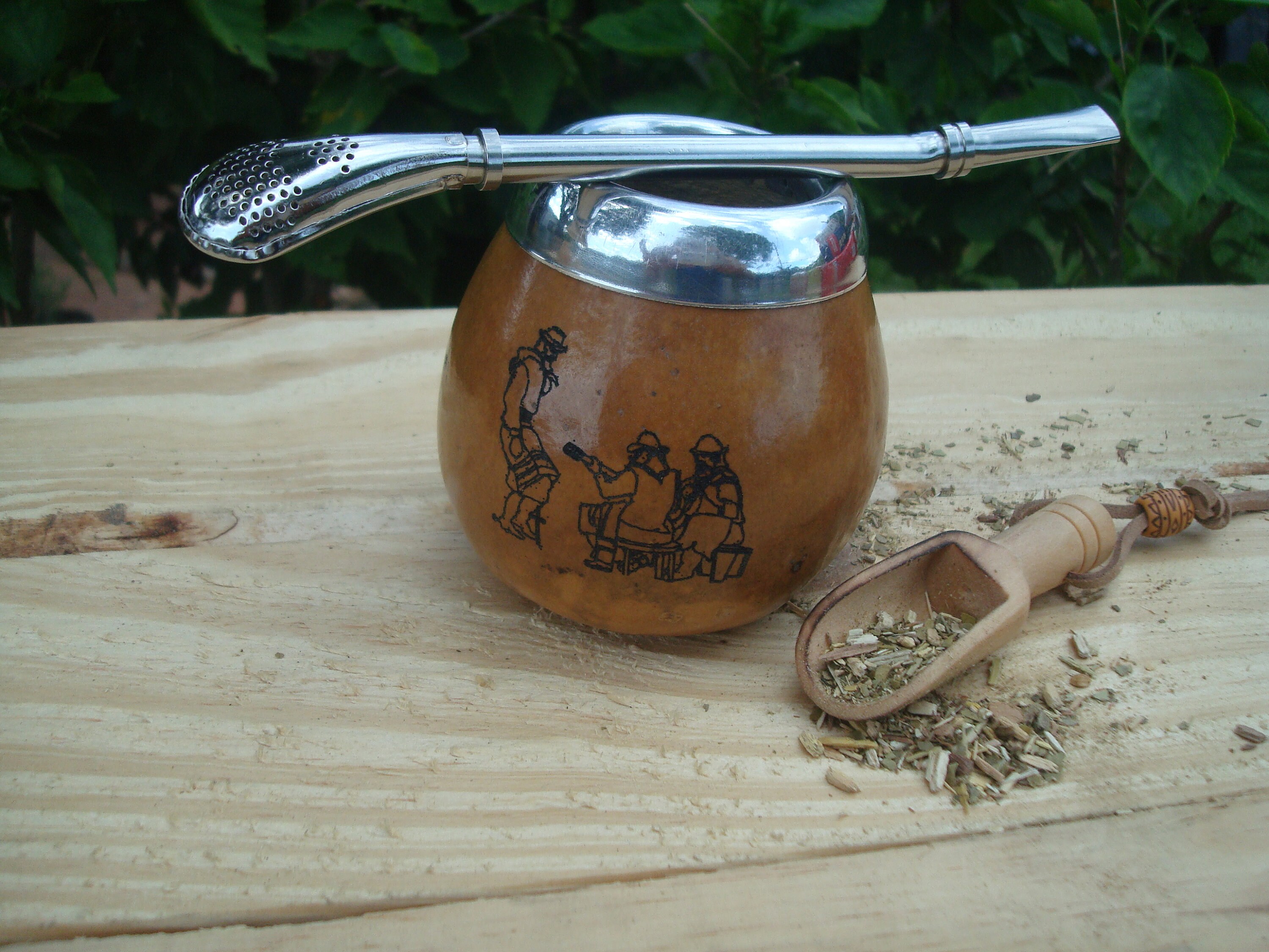 Personalized Mate Argentina Gourd Straw BONUS Spoon | Etsy