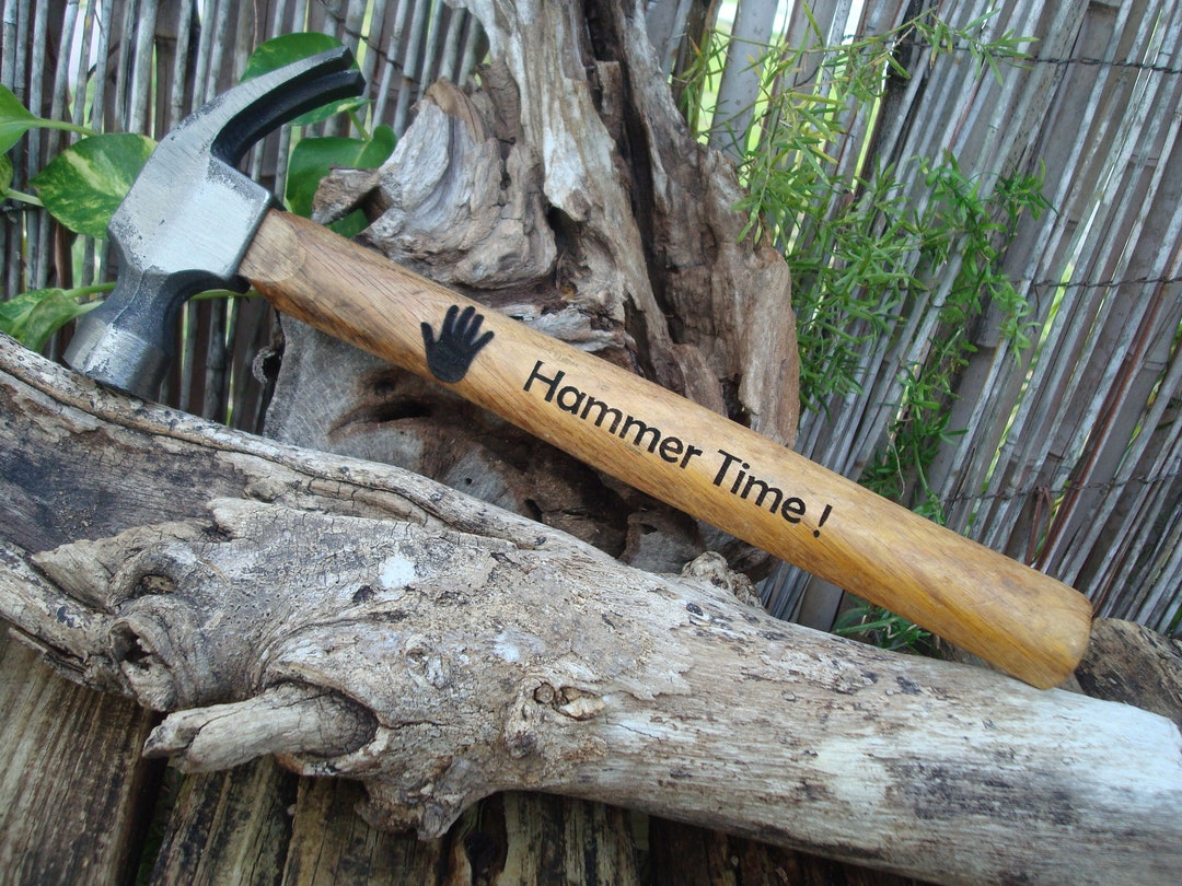 Stop Hammer Time Engraved Hammer, Custom Hammer, Gift for Dad, Father's ...