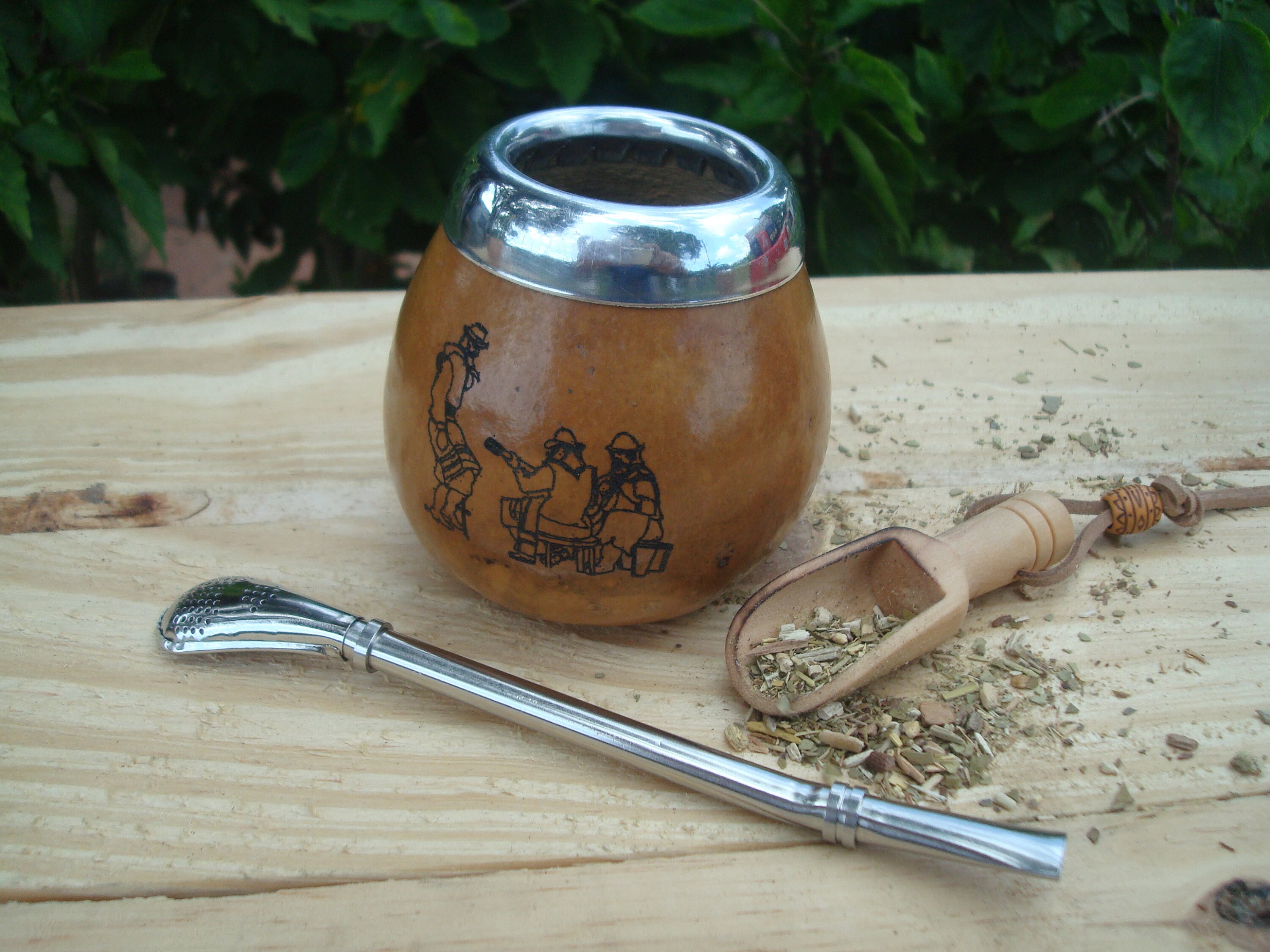 Personalized Mate Argentina Gourd Straw BONUS Spoon | Etsy