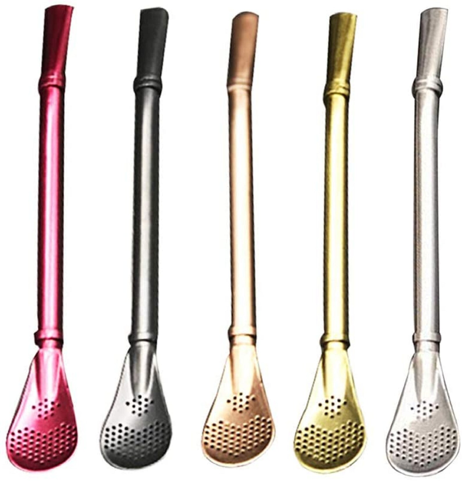 Stainless Steel Bombillas Yerba Mate Straw Tea Infuser | Etsy