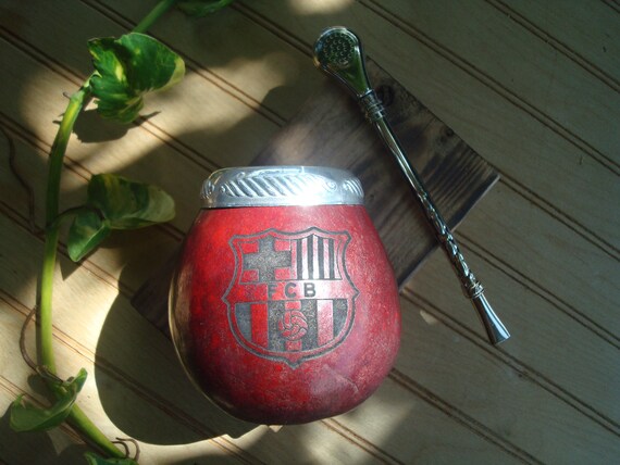 Barcelona Logo Soccer Football Futbol yerba Tea With - Etsy Australia