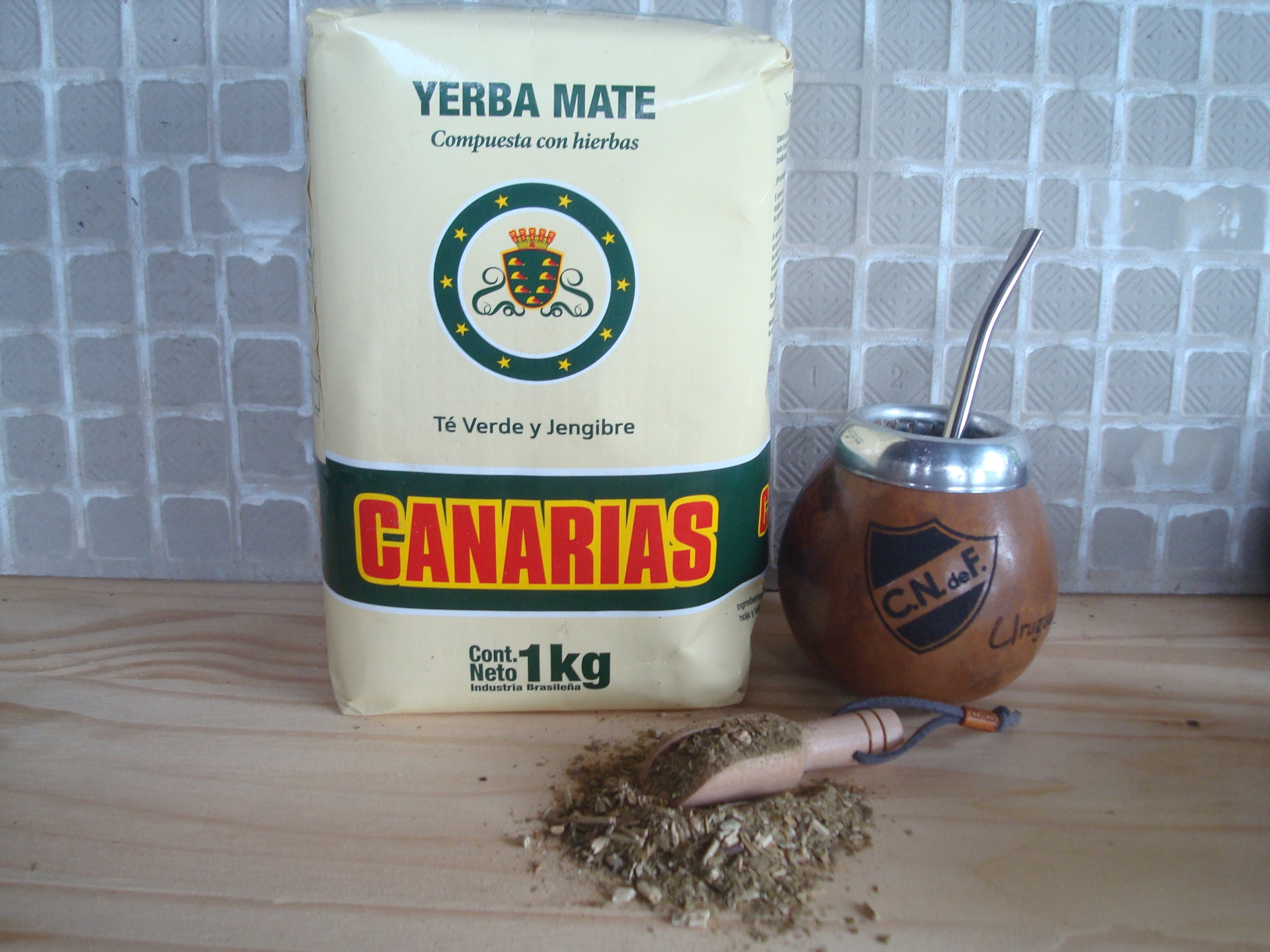 Yerba Mate Uruguaya Set Yerba Canarias Te Verde y Jengible - Etsy España
