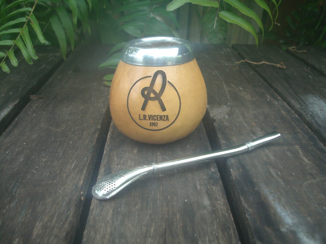 Italian Soccer,personalized Mate, Football,futbol Yerba Tea With Straw ...