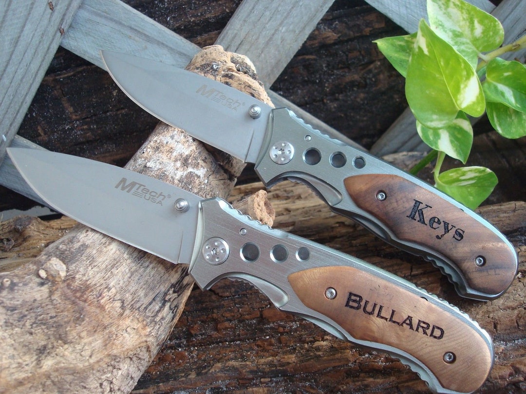 Set of 3 Personalized Knives Custom Knife, Engraved Knife, Knife ...