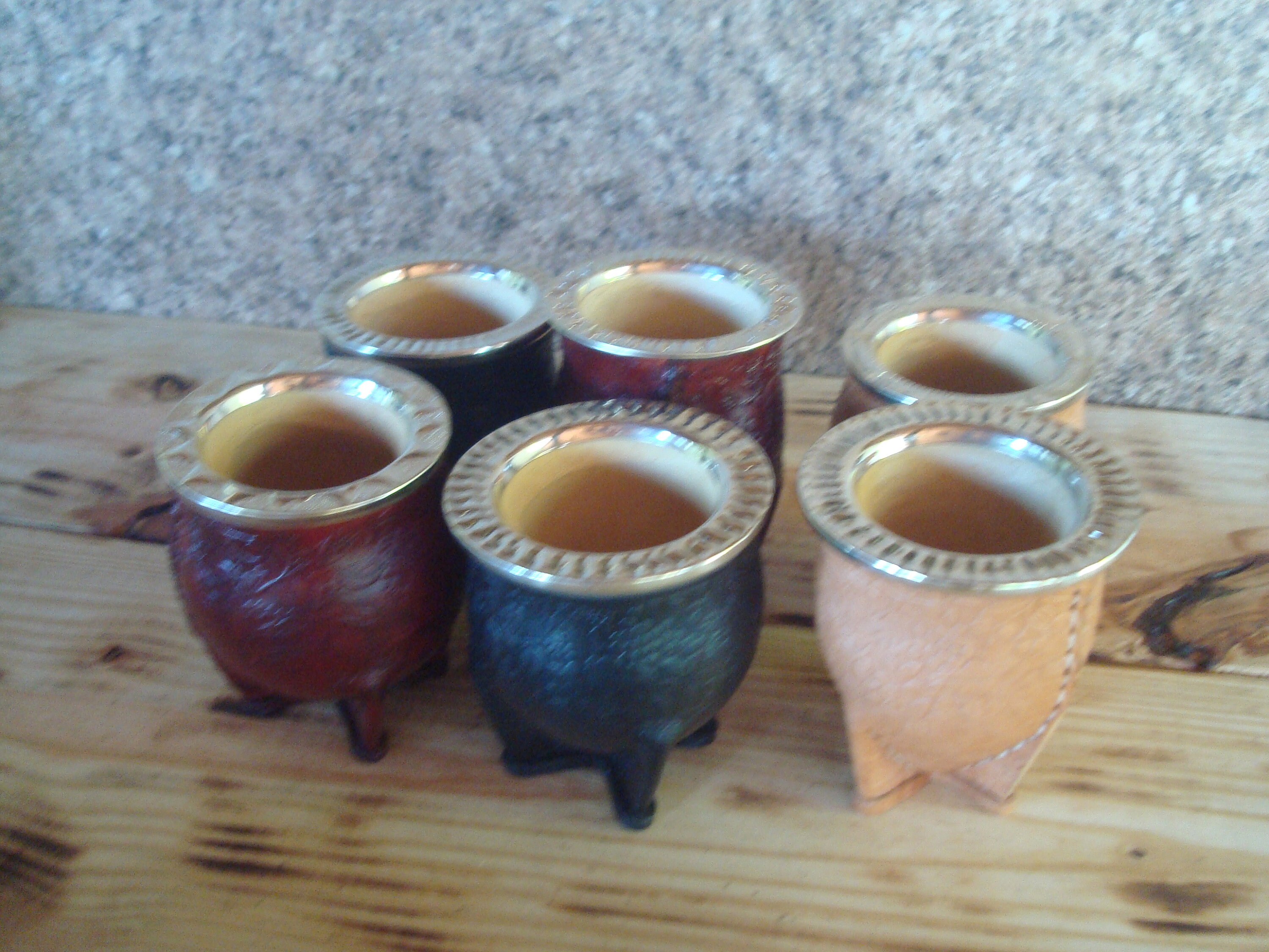 Mate Calabaza Vaqueta Uruguayo Bocon Mate De Cuero Light - Etsy