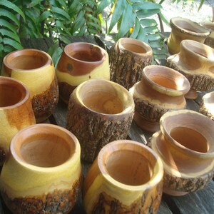 Personalized Mate algarrobo Yerba Mate Cup Bombilla Bamboo Straw Wood ...