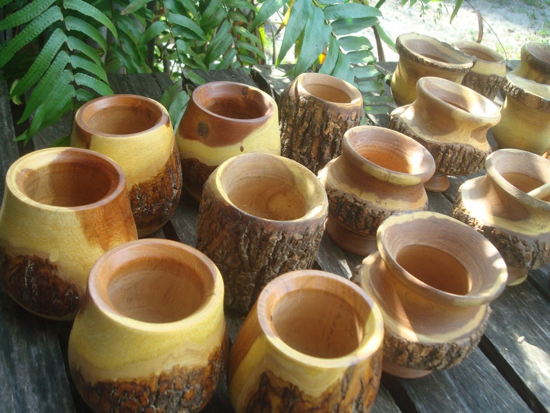 Personalized Mate algarrobo Yerba Mate Cup Bombilla Bamboo - Etsy