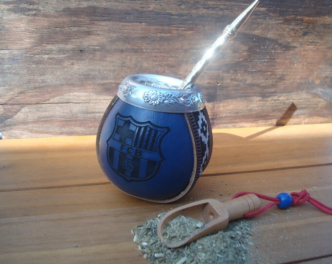 Barcelona Logo, Soccer, Football, Futbol FC Barcelona Yerba Tea Straw ...