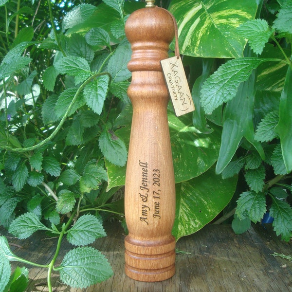 Wooden Pepper Mill - Etsy
