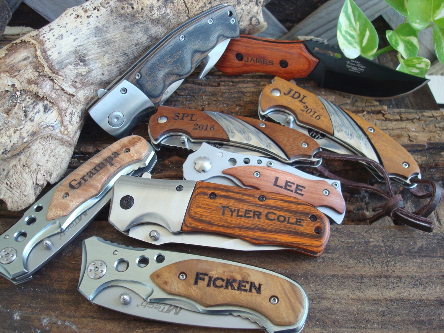 Personalized Knife Engraved Pocket Knives Wedding & Groomsman | Etsy