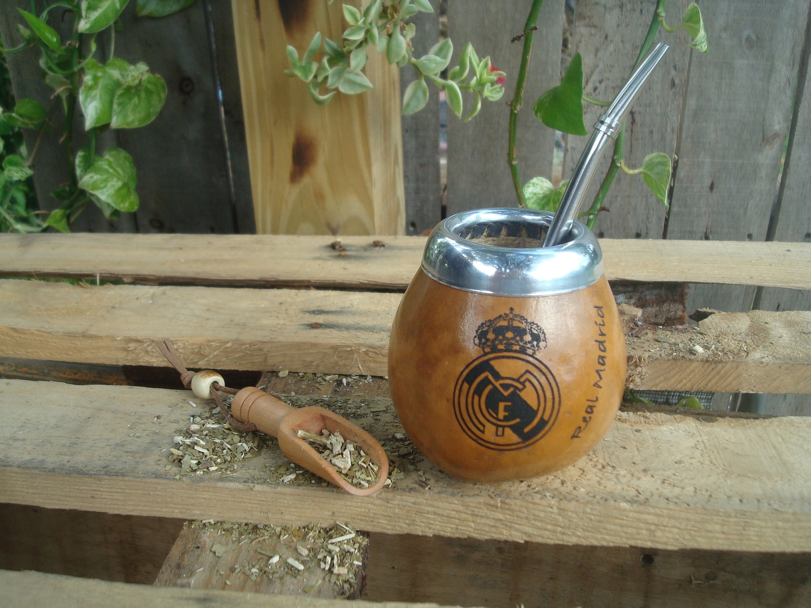 Spanish Football Soccer Yerba Mate Gourd Straw Engraving | Etsy UK