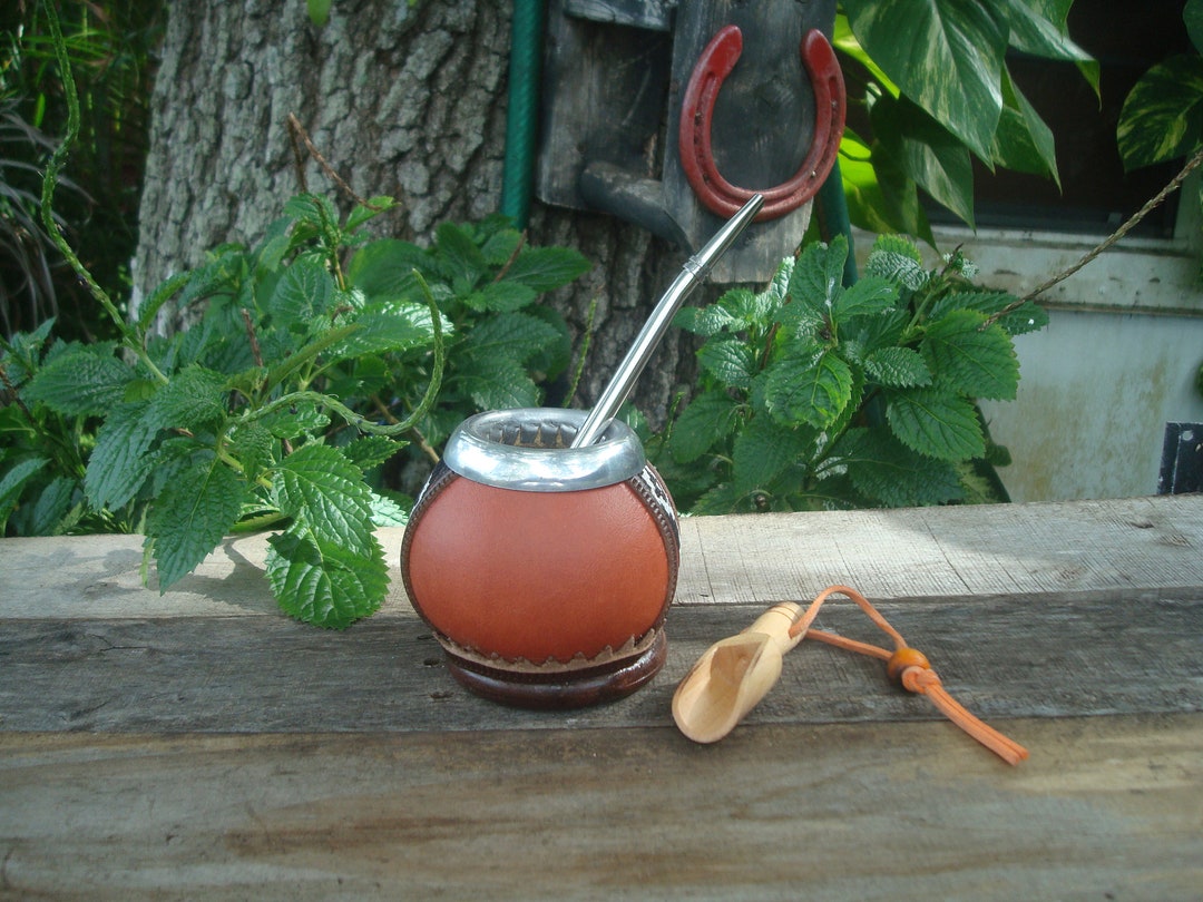 Personalized Mate, Straw, Lined in Eco Leather, Mate Argentino BONUS ...