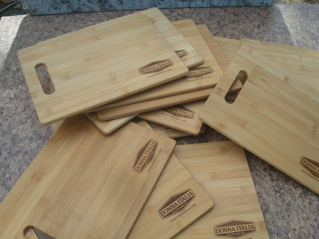 Cutting Board Engraved With Logo, Custom Logo on Cutting Board ...