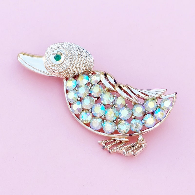 Duck Brooch - Etsy