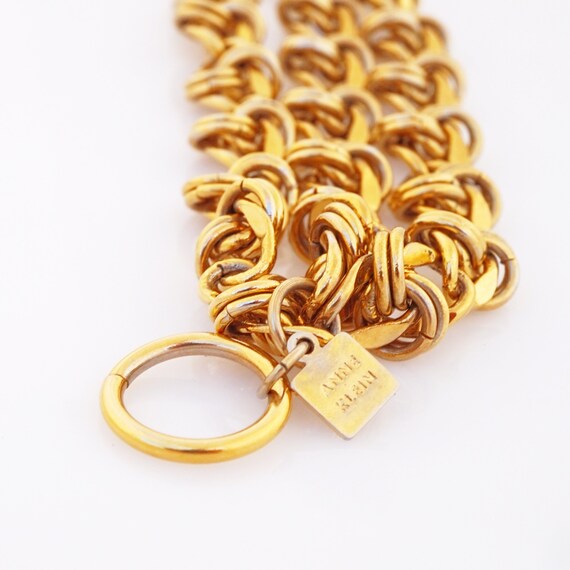 Chunky Three Strand Gold Link Chain Bracelet By Anne … - Gem