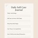 Self Care Journal Printable: Daily Reflection & Gratitude (PDF Download ...